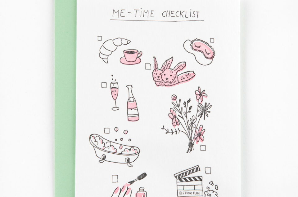 F61 ‘me-time checklist’ x6* – Studio Flash